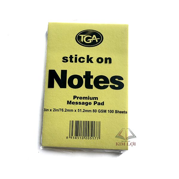 GIẤY NOTE TGA 3X2 - Nhà phân phối Kim Lợi
